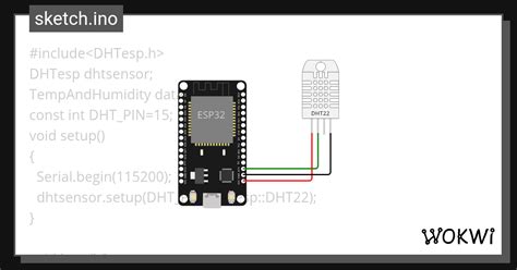Temperature And Humidity Wokwi Esp32 Stm32 Arduino Simulator