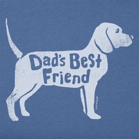 Mens Dads Best Friend Beagle Crusher Tee Life Is Good® Official Site