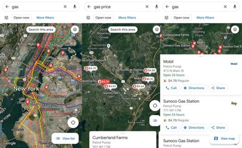 How To Get Gas Prices In Google Maps Web And App Version Android