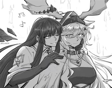 Virtuosa And Viviana Arknights Drawn By Dlanon Danbooru