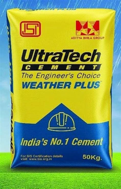 50 Kg Ultratech Weather Plus Cement Grade 43 At ₹ 380bag In Lucknow