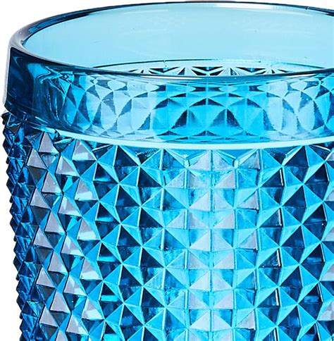Vista Alegre Bicos Blue Old Fashioned Glasses Set Of 4 Bigamart