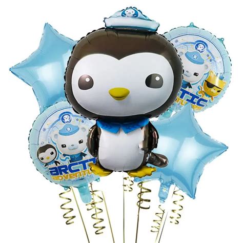 28 Inch Octonauts Theme Foil Balloons For Birthday Parties