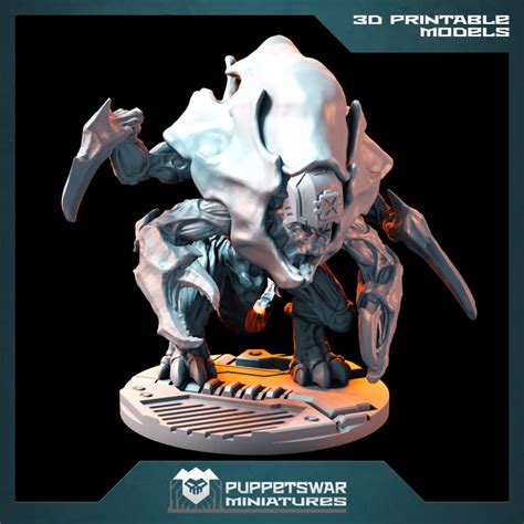 D Printable Brute Bug By Puppetswar Miniatures
