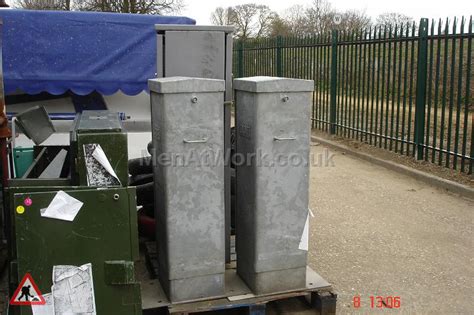 Men At Work Pair Of Electrical Control Unit Boxes