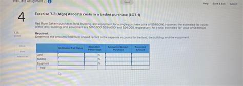 solved exercise 7 3 algo allocate costs in a basket