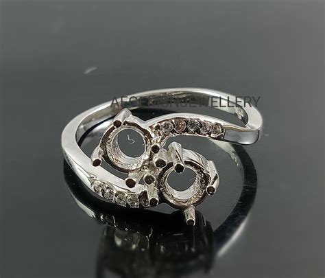 Ready To Be Set With Your Own Stone Mount Ring 925 Sterling Silver Ring