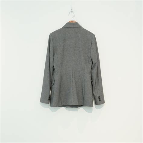 여성정장자켓 잔잔한 클래식 고방 체크 봄 가을 테일러드 더블 재킷 스타일라떼