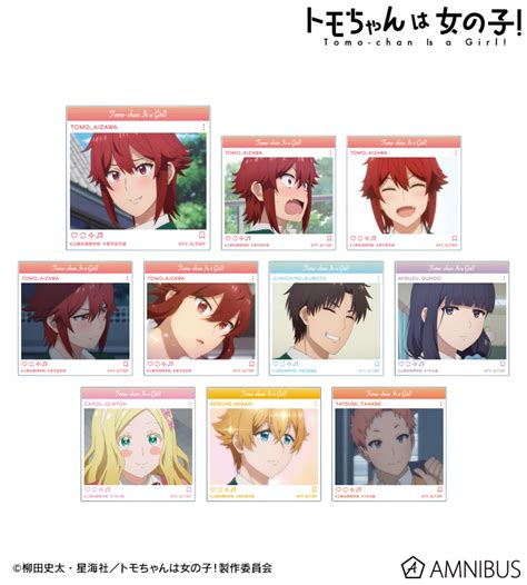 Tvアニメ『トモちゃんは女の子！』 トレーディングsns風アクリルカード Amnibusアムニバス