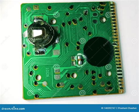 A Picture Of Micro Chip On White Background Stock Image Image Of Electric Element 148392747