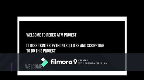 Redex Atm Python Tkinter Sqlite3 Youtube