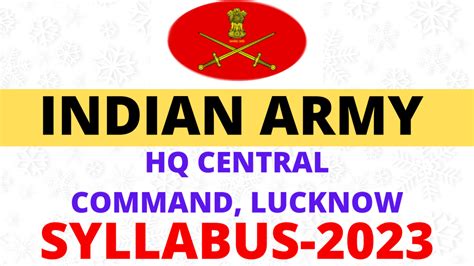 Hq Central Command Vacancy 2023 Full Detail Download Notification
