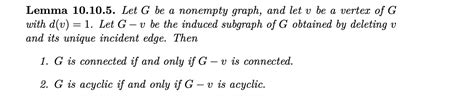 solved a 10 points use the handshaking lemma lemma
