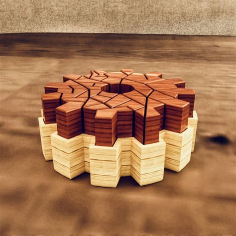 3d Printable Cog Advance Puzzle Board Montessori Toy By Lazy Bear