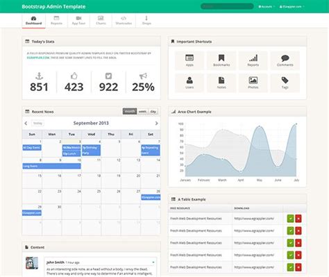 Premium Like Free Responsive Admin Template TemplateVamp Bootstrap Themes Greepit