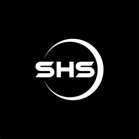 Shs Letter Logo Design In Illustration Vector Logo Calligraphy