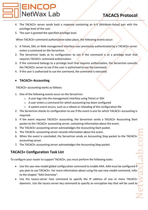 Tacacs Protocol Pdf