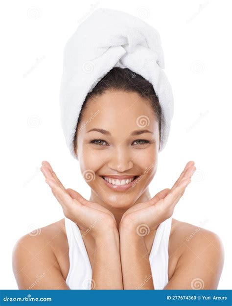 Picture Perfect A Beautiful Young Woman Cupping Her Face In Her Hands