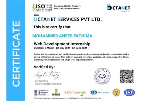 anees fathima on linkedin internship webdevelopment grateful