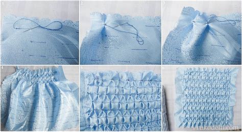 Голубая подушка с узором «Таблетка» / Шитьё / В рукоделии