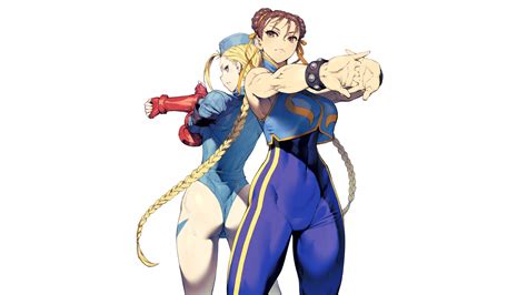 Wallpaper Chun Li Cammy White Street Fighter Video Games Video