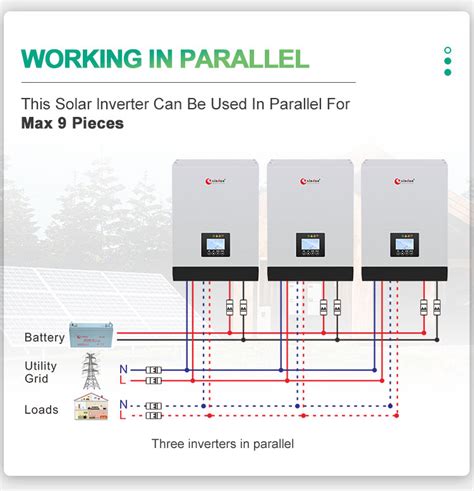 Single Phase Solar Pv Photovoltaic Inverter Parallel Xindun