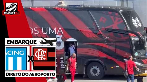 Ao Vivo Embarque Do Flamengo Para Argentina Racing X Flamengo