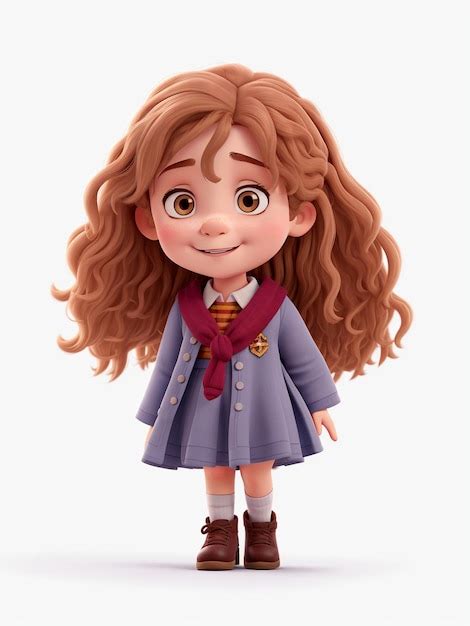 Premium Ai Image A Pretty Girl Cartoon Character Ai Images