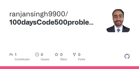 Ranjan Singh On Linkedin Github Ranjansingh9900100dayscode500problems
