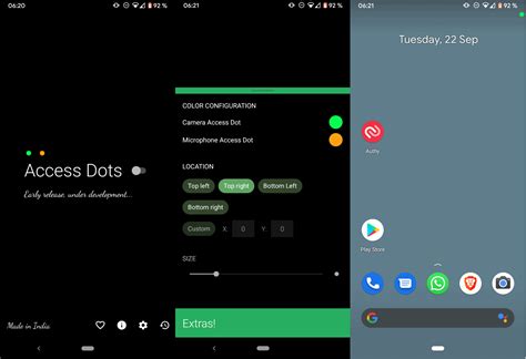 Guide Review Access Dots Displays Camera And Microphone Activity Indicators On Android
