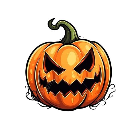 할로윈 호박 귀여운 호박 캐릭터는 정말 무서워요 호박 만화 예술 Png 일러스트 및 이미지 에 대한 무료 다운로드