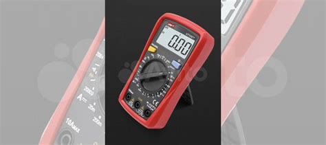 Цифровой мультиметр Uni T Ut33c с чехлом купить в Москве с доставкой Товары для дома и дачи