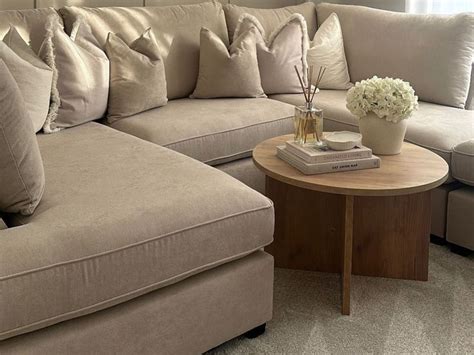 Carnaby Small U Shape Cream Furniture Direct Online U Shaped Sofa