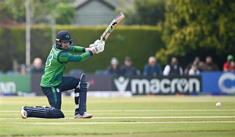 Andy Balbirnie Drives Through The Off Side ESPNcricinfo