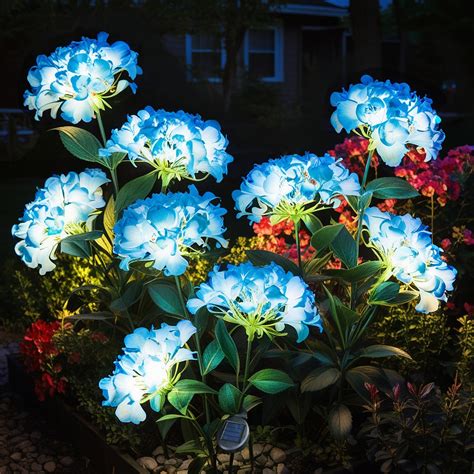 Yaodema Garden Lights Solar Flower Light Led Solar Powered Outdoor