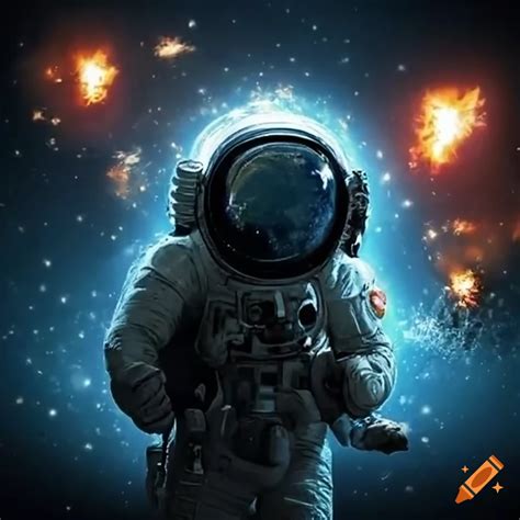 Image Of An Astronaut Witnessing The Destruction Of Earth On Craiyon
