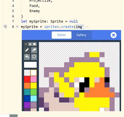 Issues With Monaco Sprite Editor · Issue 470 · Microsoftpxt Arcade · Github