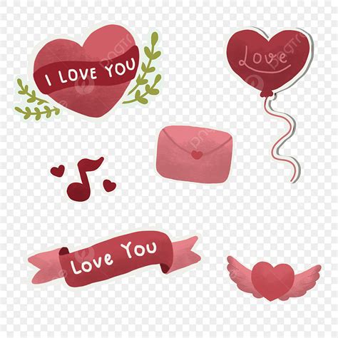 I Love You Cute Stickers Discount Outlet