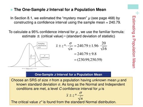 Ppt 8 3 Estimating A Population Mean Powerpoint Presentation Free