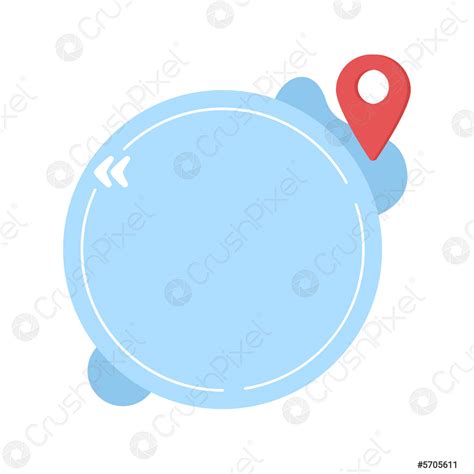 Round Quote Textbox With Flat Objects Stock Vector 5705611 Crushpixel