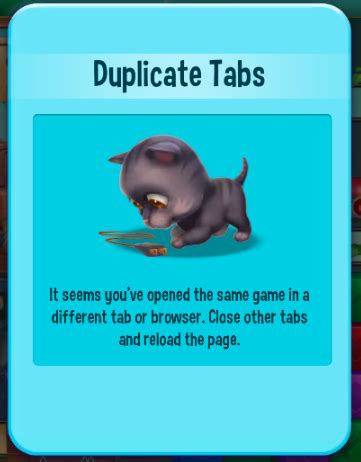 Facebook Computer Duplicate Tabs Message King Community