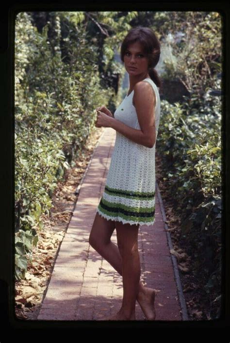 Jacqueline Bisset Barefoot Leggy Glamour Pose 1970s Original 35mm
