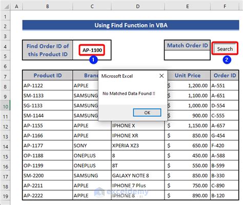Using Excel Vba To Find A Value In A Column Examples