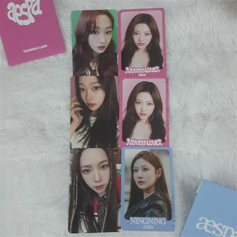 Jual Trading Card MD Aespa Week Karina Giselle Ningning Selca Concept