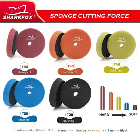 자동차 차량용 연마 패드 버핑 스펀지 스폰지 휠 키트 버퍼 웨이브 폼 5인치 125mm 티몬