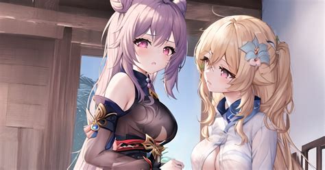 原神 【ai】贴贴~ 灾厄之轮のイラスト Pixiv