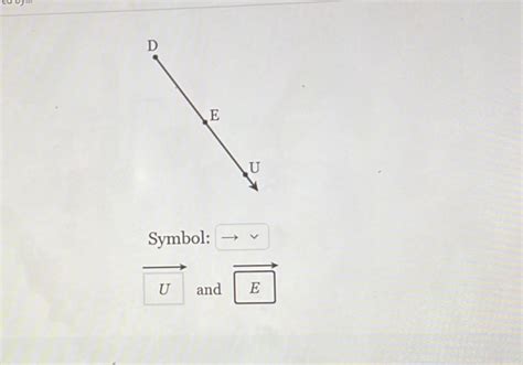 Ea B Y Symbol To Vee U And Vector E Math