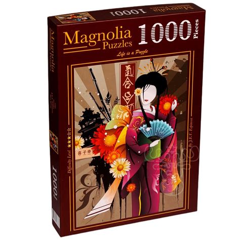 Magnolia Geisha Puzzle 1000pcs Puzzles Canada
