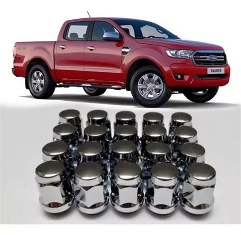 20 Tuercas Cromadas Solidas Ford Ranger Raptor 2013 2021 Cuotas Sin