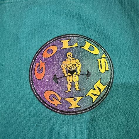 Vintage Golds Gym Cropped Sweatshirt No Size Tag Depop